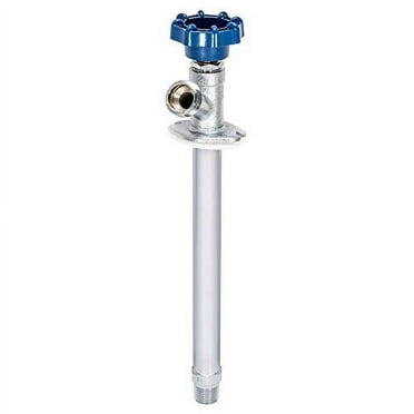 Mueller Frost Proof Sillcock Anti-Siphon, Silver, Red, 1/2 In. Copper ...