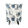 Oliver Contemporary Fabric Upholstered Club Chair, Print - Walmart.com