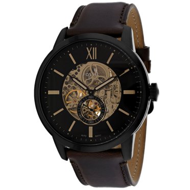 Fossil Men Grant Brown Leather Strap Watch (Style: FS5241) - Walmart.com