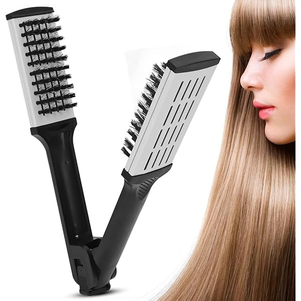 wonim44 Straightening Comb, Double Sided Anti Static Fast Drying Clamp ...