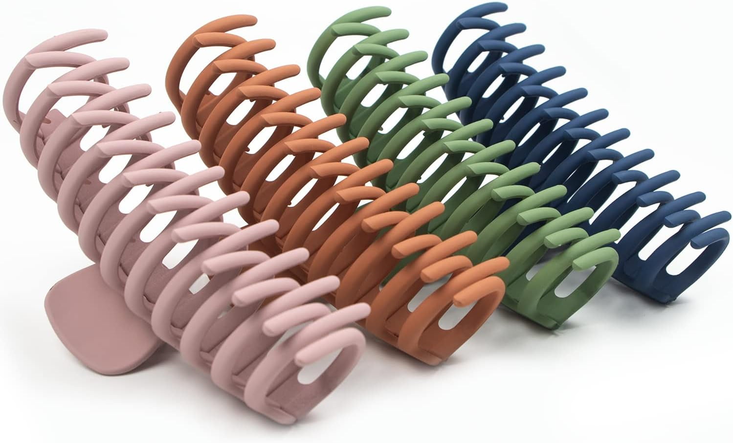 GFDYREE Extra Large Hair Claw Clips for Thick Long Hair, 5.25'' Big ...