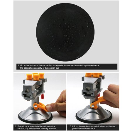 Strong Suction Cup Base Carving Table Bench Vise Mini DIY Metal Home ...