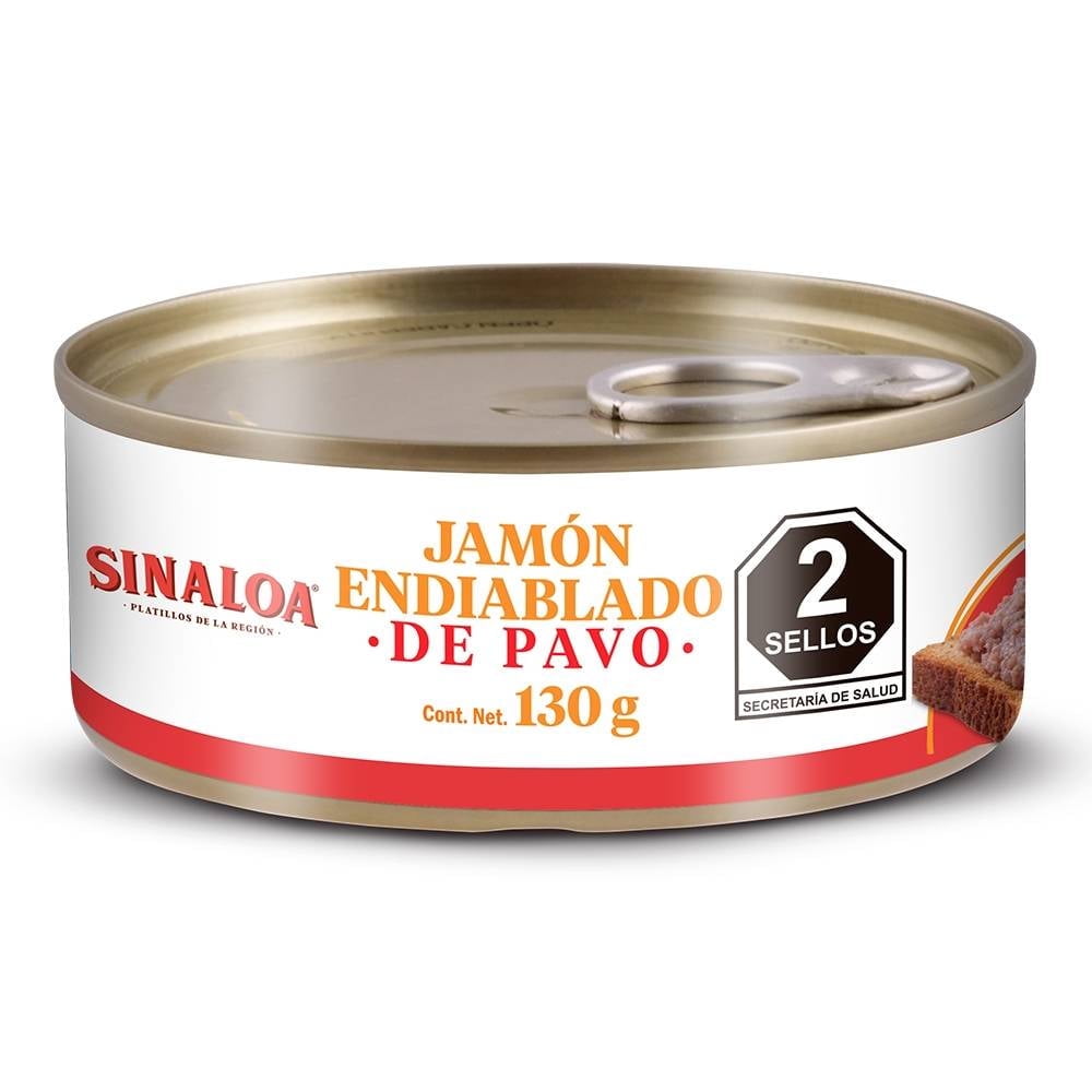 Jamón de pavo Sinaloa endiablado 130 g | Walmart en línea