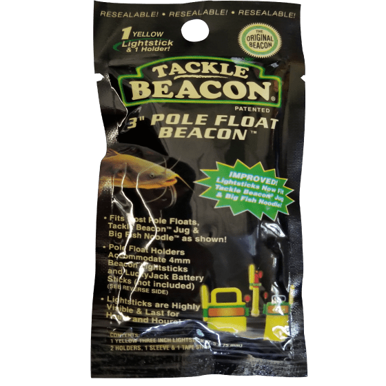Tackle Beacon Pole Float Single Pack - Yellow, 3" - Walmart.com