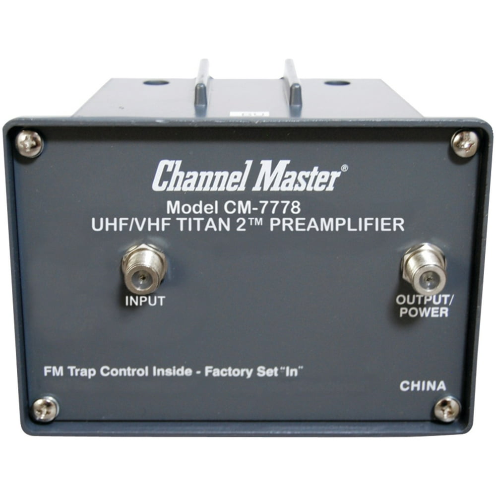Channel Master CM-7778 TITAN 2 Medium Gain Preamplifier - Walmart.com ...