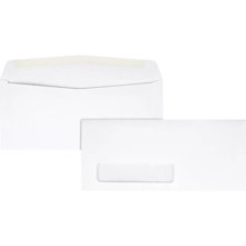 Quality Park Window Envelope, #10, 4 1/8 x 9 1/2, White, 1000/Box ...