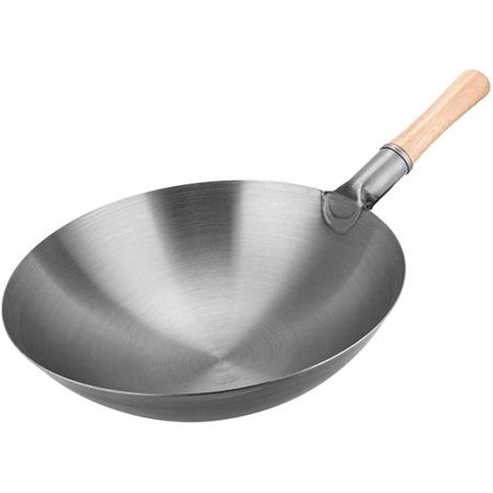 Carbon Steel Wok, Hand Wrought Iron Wok, Hand Hammered Carbon Steel ...