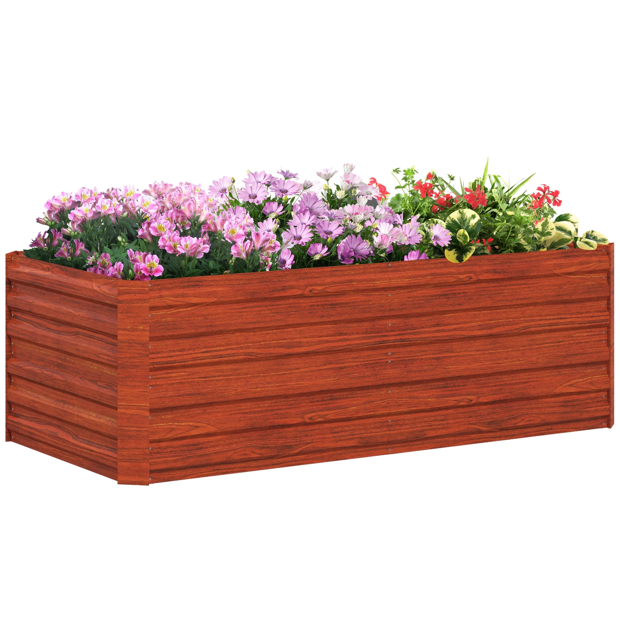 Click here for Outsunny Raised Garden Bed Metal Planter Box With... prices