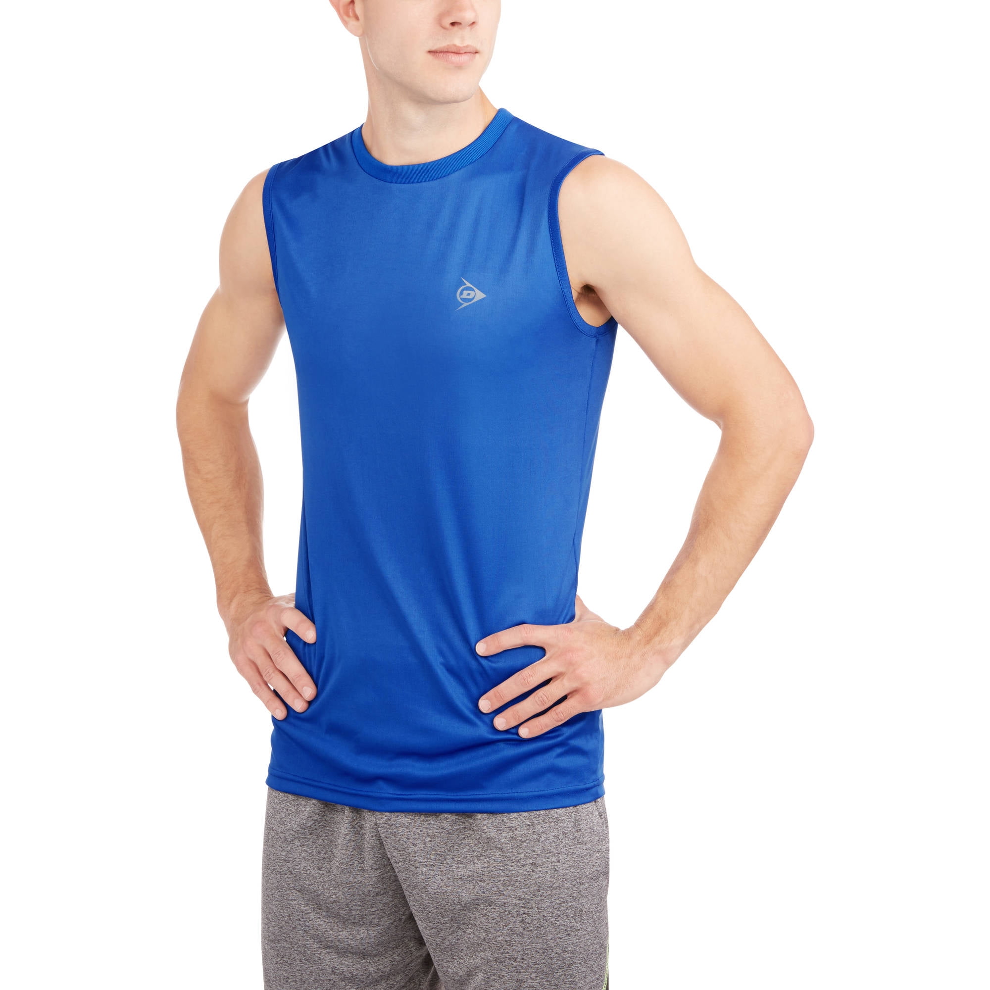 Dunlop Men's Crew Mesh Muscle Tank - Walmart.com