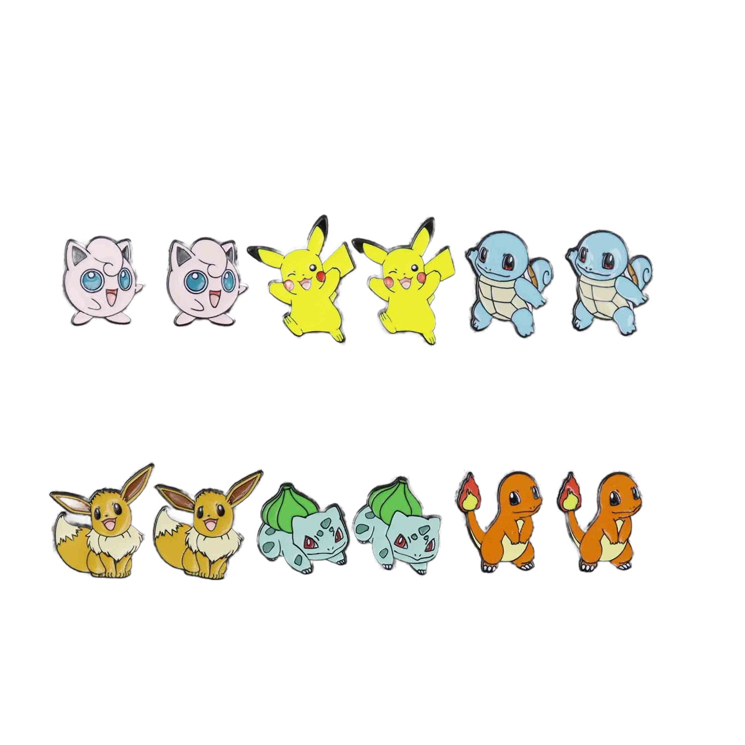 Click here for Bioworld Pokémon Gen 1 Characters 6-Pack Earring S... prices
