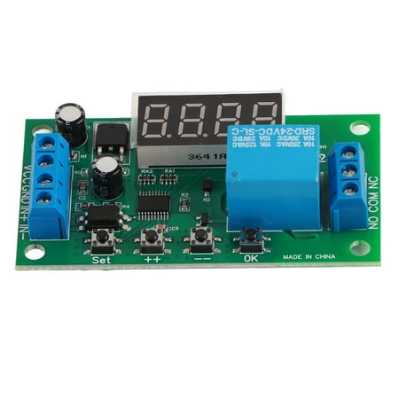 Multifunctional Pulse Counter Relay Board 0.1S to 9999999.9s 0.01s Accuracy 1 Channel Relay ...