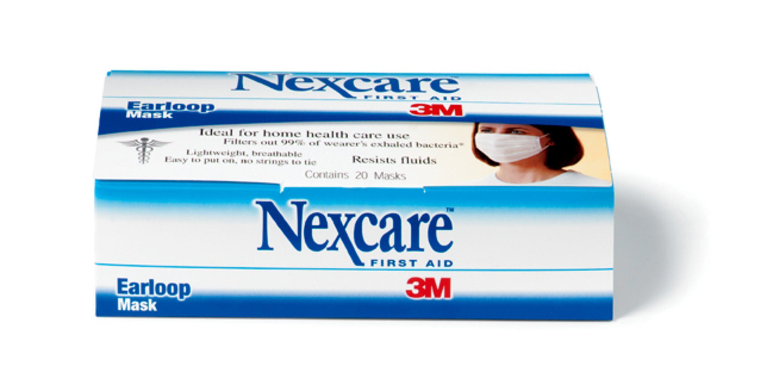 Nexcare Earloop Mask, H1820, 20 ct. - Walmart.com