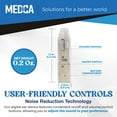 MEDca Digital Behind-the-Ear Hearing Amplifier White Compact Sound ...