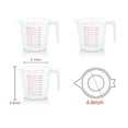 Appletofu 4 Cup Plastic Measuring Cup (1000ml) with Handle and Spout ...