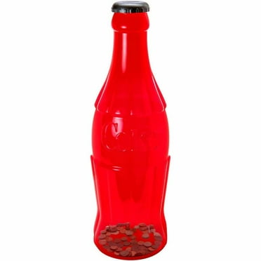 Coca-Cola Coke Bottle Bank for Saving and Storing Coins and Paper Money ...