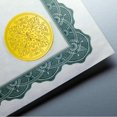 1 Set 15 Sheets Gold Foil Paper Picture Stickers Round Dot Decorative ...