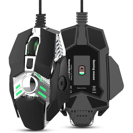 Wgthhk Wired Gaming Mouse, Macro Programming USB E-Sport Ergonomic ...