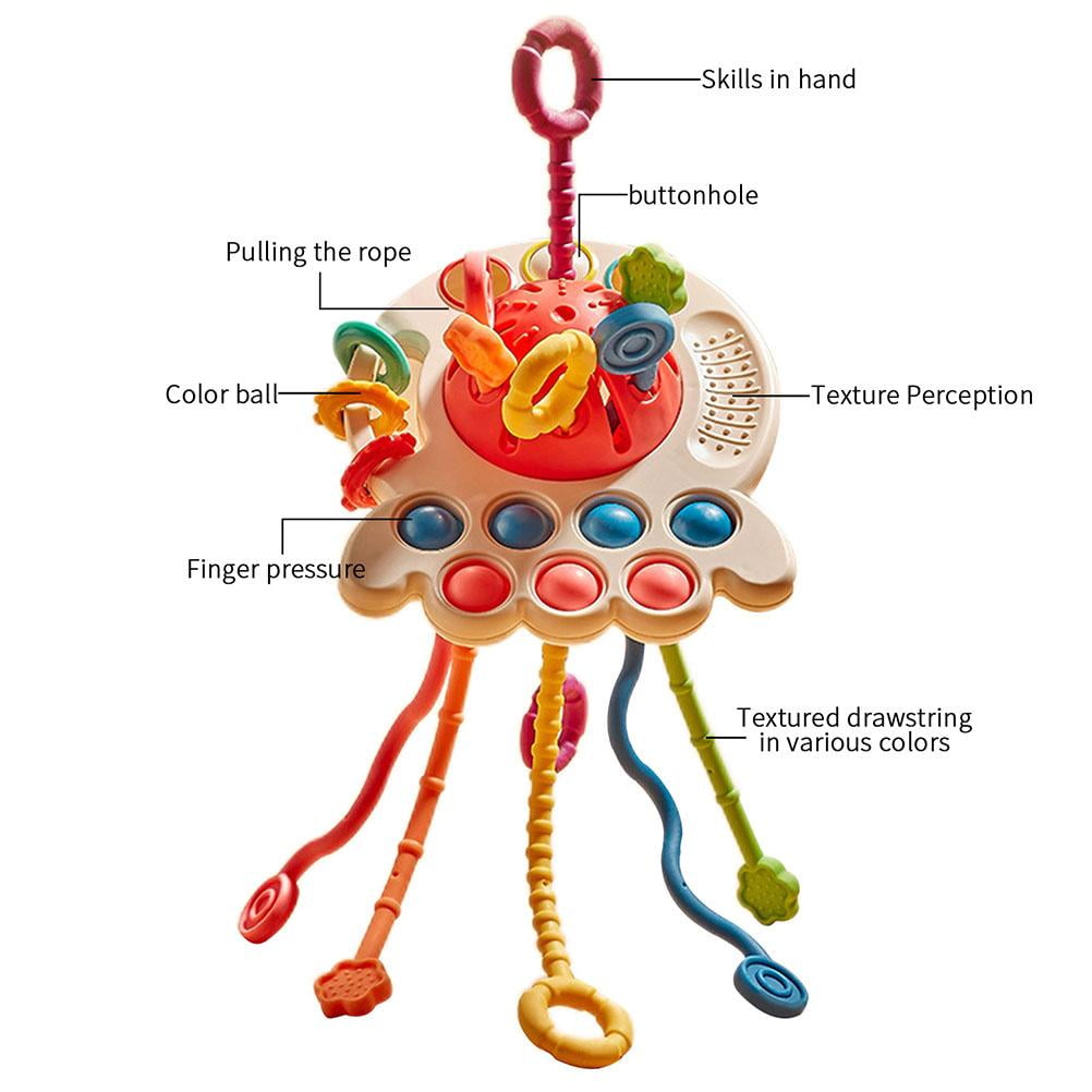 Click here for Vobor-Ca Octopus Pull String Activity Toy octopus... prices