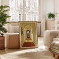 Affixzi Sunlit Corridor Poster | Warm Light Perspective Wall Art for ...