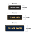 Signs ByLITA Standard Triage Room Door or Wall Sign Durable ABS Plastic ...