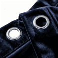 2 Panels Crushed Velvet Light Filtering Window Curtains, Grommet ...