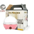 Lksixu Easy Egg Cooker Electric 7-Egg Capacity, Soft, Medium, Hard ...