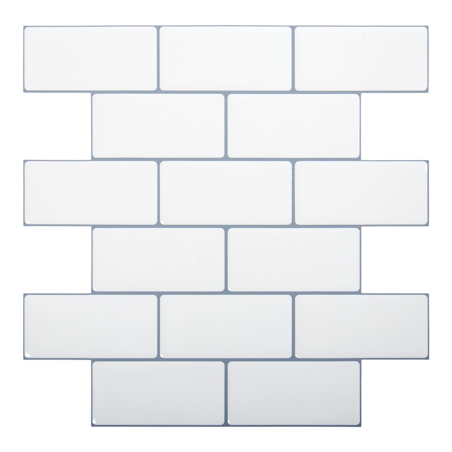 Click here for Truu Design  White Subway Self-Adhesive Peel And S... prices