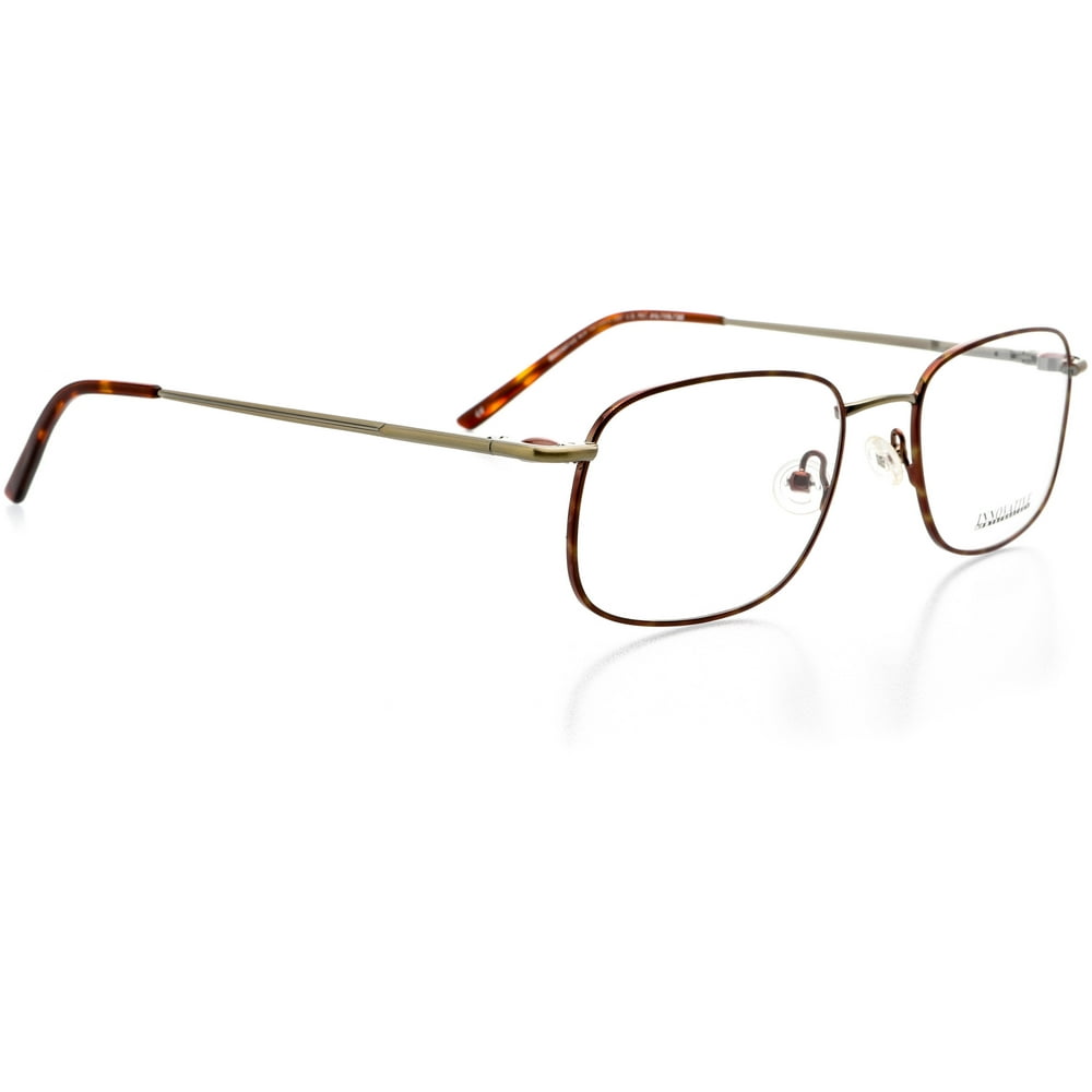 Optical Eyewear - Rectangle Shape, Metal Full Rim Frame - Prescription ...