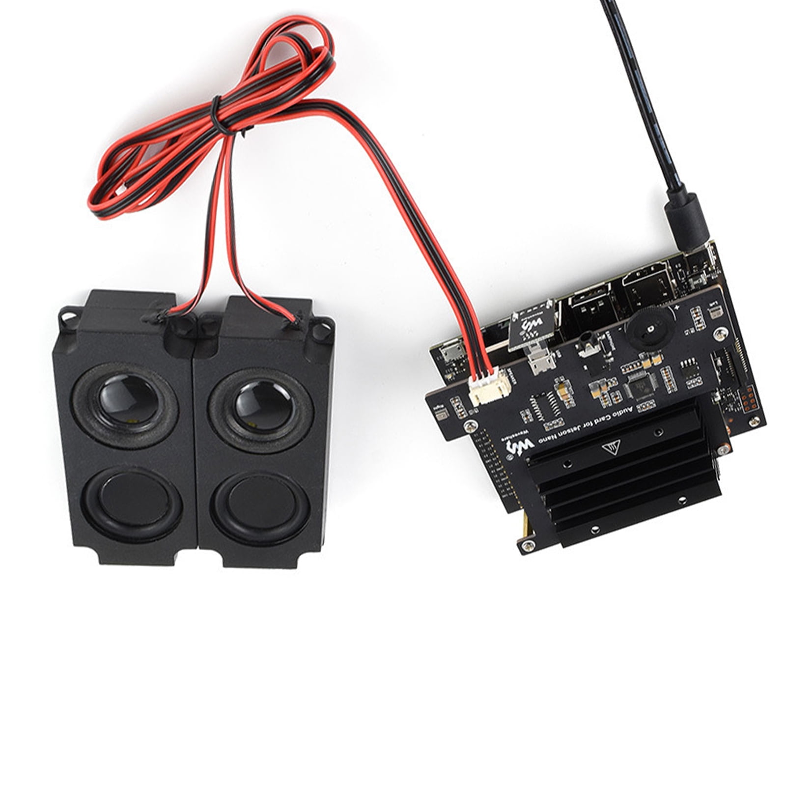 Audio Card+ 8Ω 5W Speaker+USB Adapter + Screws For NVIDIA Jetson Nano ...