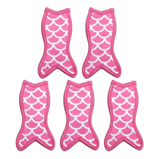 5PCS Fish Tail Antimelting Cold insulation Home Keep Cooled Icy Pole ...