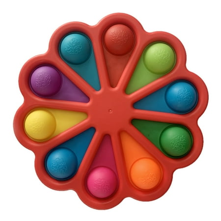 Qionma Dimple Fidget Toy Baby Finger Exercise Board Push Bubble Anti ...