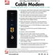 CABLE MODEM DOCSIS 3.0 343MBPS CABLE INDUSTRY APPROVED - Walmart.com
