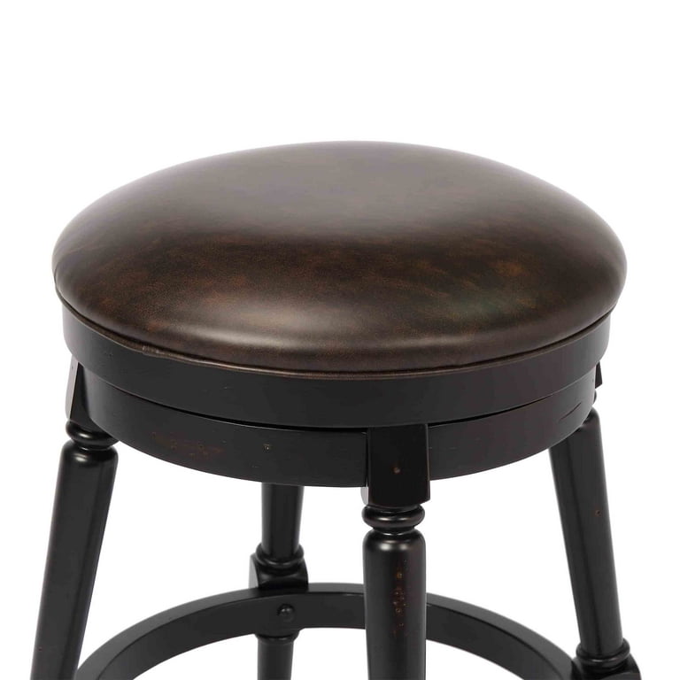Hayden Bar Height Swivel Stool Black