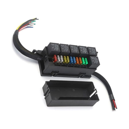 relayinert Black Fuse Relay Box - Solid Overall Structure With ...