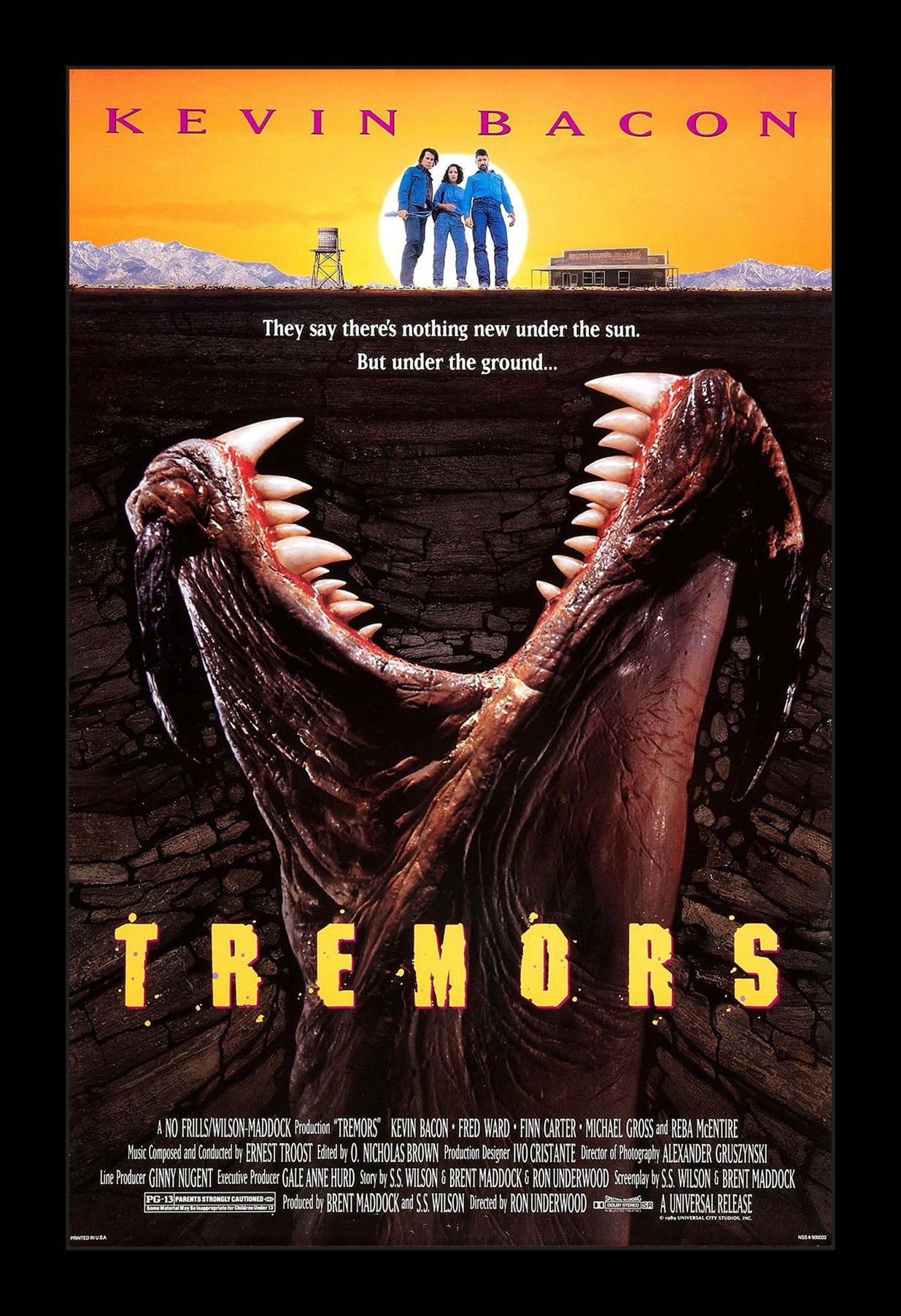TREMORS - 11x17 Framed Movie Poster - Walmart.com