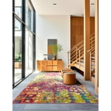 Unique Loom Jardin Collection Area Rug - Ivy (10' x 13' 1" Rectangle ...