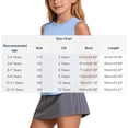 breaise Workout Tank Tops Girls Quick Dry Sleeveless Gym Shirts with ...