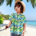 CAUYDY Boys Button Down Hawaiian Shirts Short Sleeve Cool Dress Shirt ...