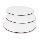 [20 Pack] 6 Inch Round Cake Boards - Grease Proof Cardboard Disposable ...