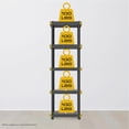 5-Tier Heavy Duty Plastic Storage Shelving Unit, 5 Shelves Support up ...