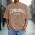 Arlun Mens Vintage Washed Oversized T-Shirts Fashion Letter Print ...