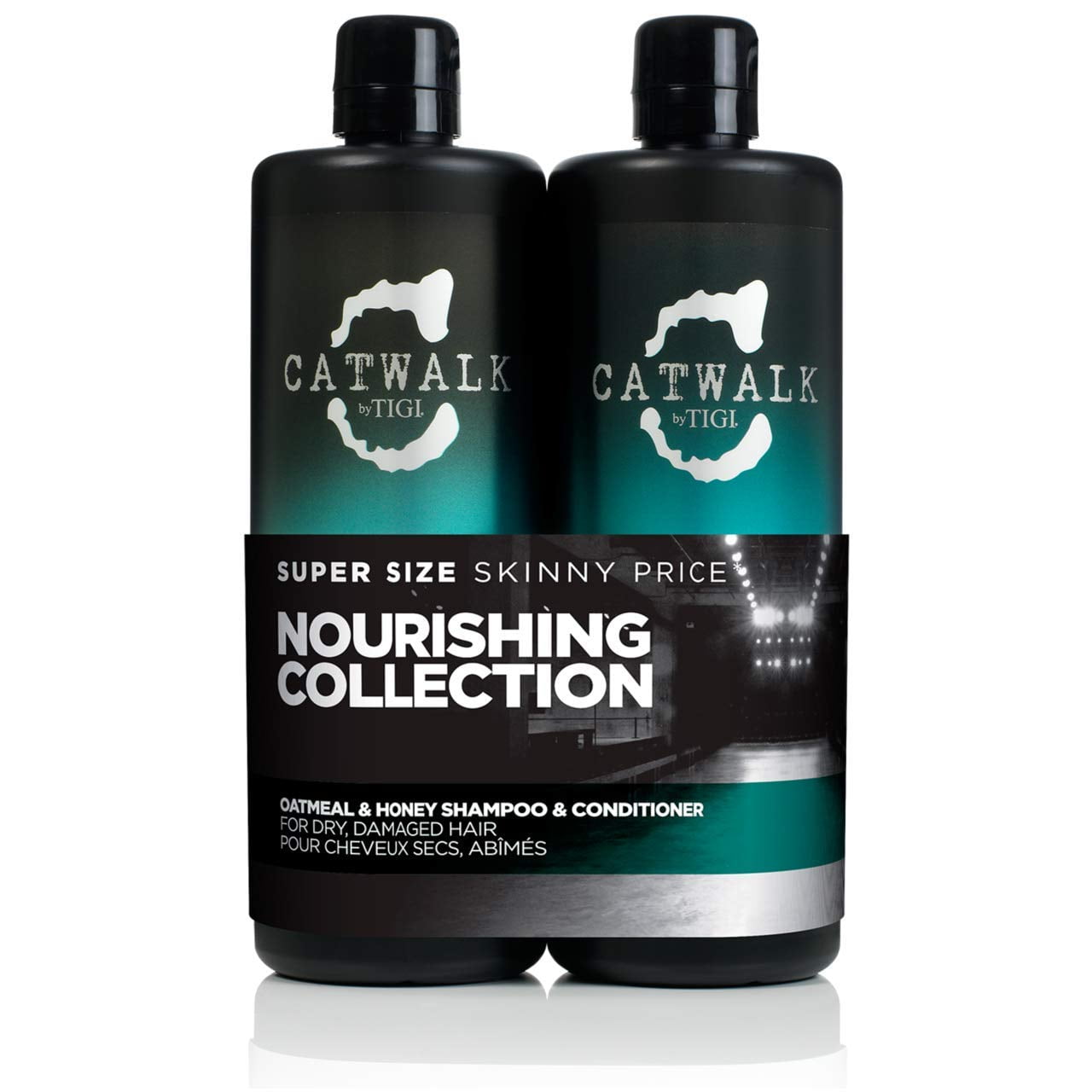 Set de Champú y acondicionador TIGI Catwalk avena y miel 2 x 750 ml ...