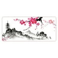 lanema Chinese Style Mouse Pad 31.50x11.81" Hills Plum Blossom Extended ...