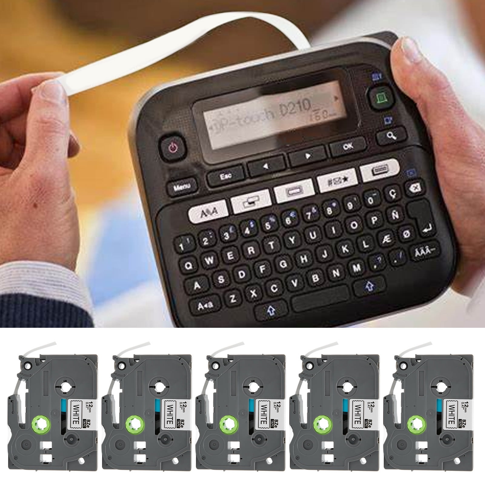 Click here for Estink Label Maker Tape For Ptd220  5 Count prices