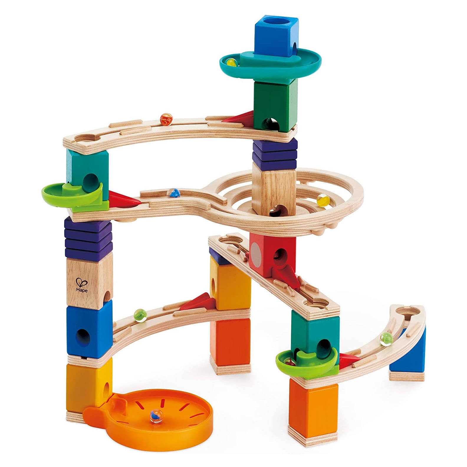Click here for Hape Quadrilla Cliff Hanger Wooden Marble Run Cons... prices
