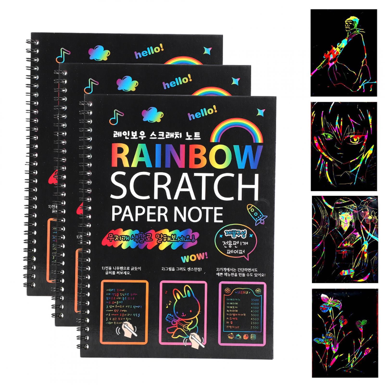 Click here for Lyumo Scratch Paper Drawing Books rainbow Scratch... prices