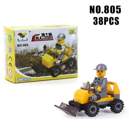 Original Mini Transportation Assembled Models Blocks Car Compatible/6 ...