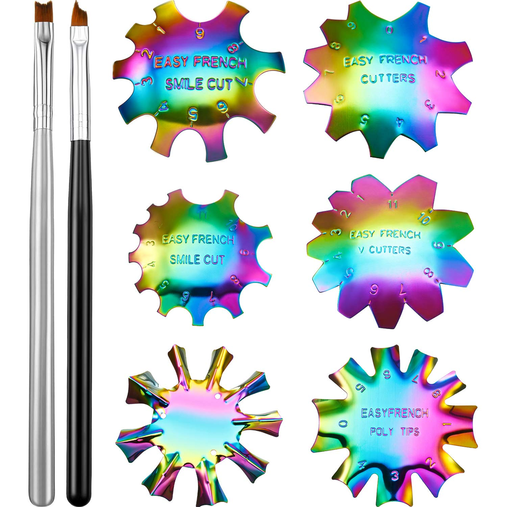 French Tip Manicure Tool French Nail Trimmer Nail Guides French Nail ...