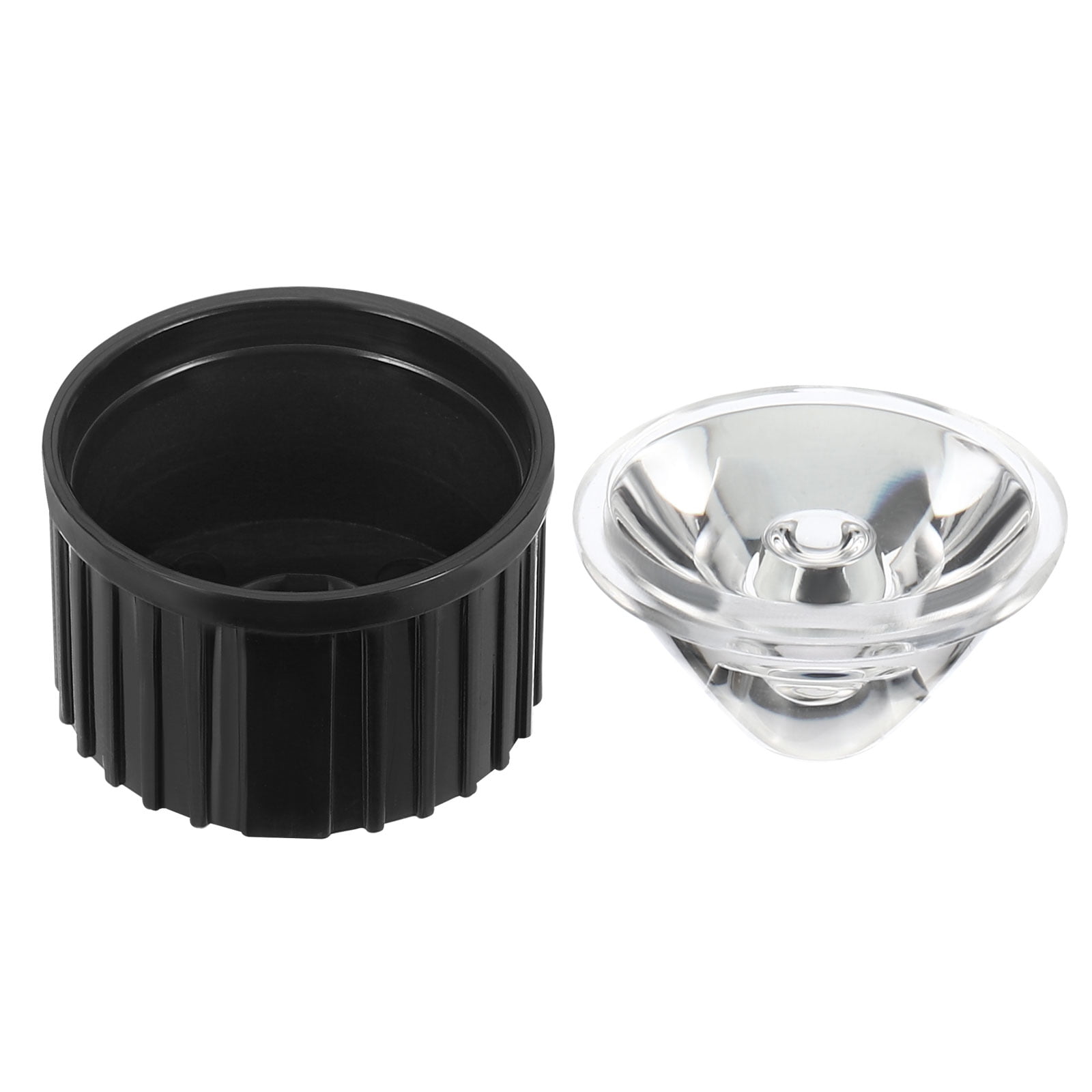 Uxcell 20mm Acrylic Optical LED Lens 15 Degree with Plastic Holder for ...