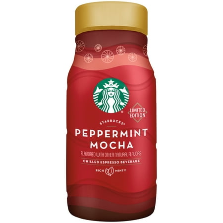 Starbucks Iced Espresso Classics Peppermint Mocha Chilled Espresso Beverage 40 fl. oz. Bottle ...